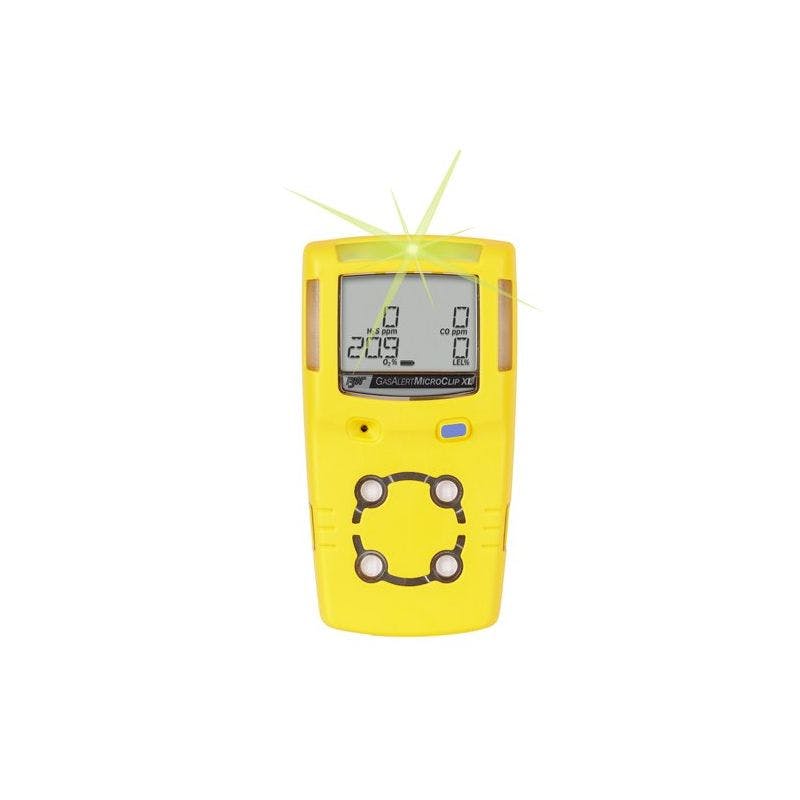 BW GasAlertMicroClip XL (2 Year) LEL(F) O2 H2S CO Gas Detector ...