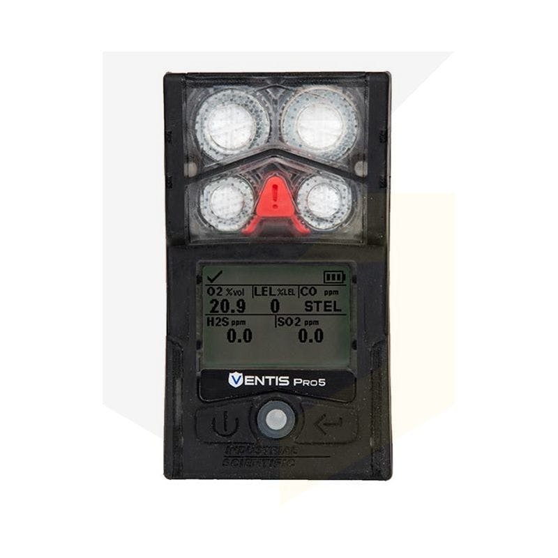 Industrial Scientific Ventis Pro 5 (Diffusion) Multi-Gas Monitor (Black ...