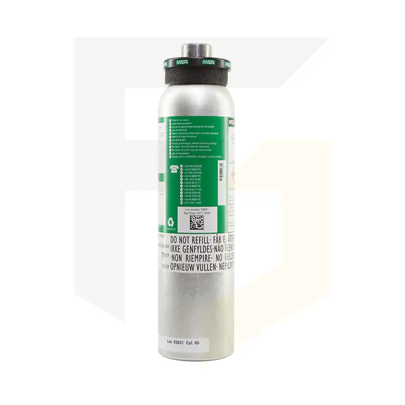 MSA Calibration Gas Cylinder (34L) 10ppm - SO2 in SL