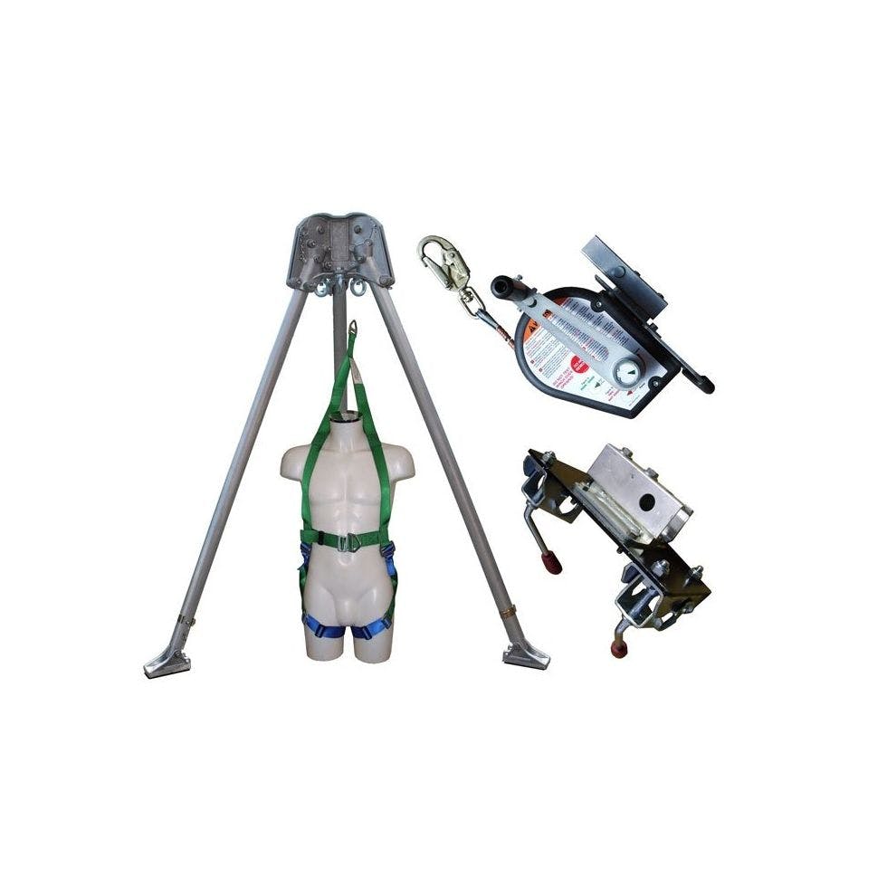 Abtech Tripod/ 30m Winch/ Brackets and Rescue Harness