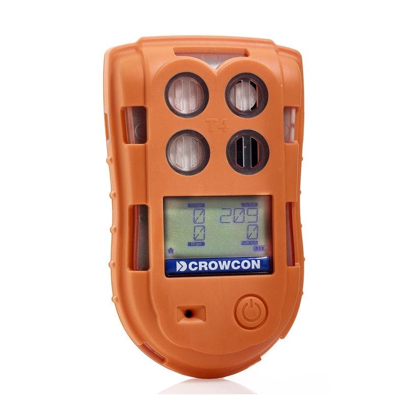 Crowcon T4 Gas Detector (H2S/O2/CO-H2/CH4 % LEL) with Charger