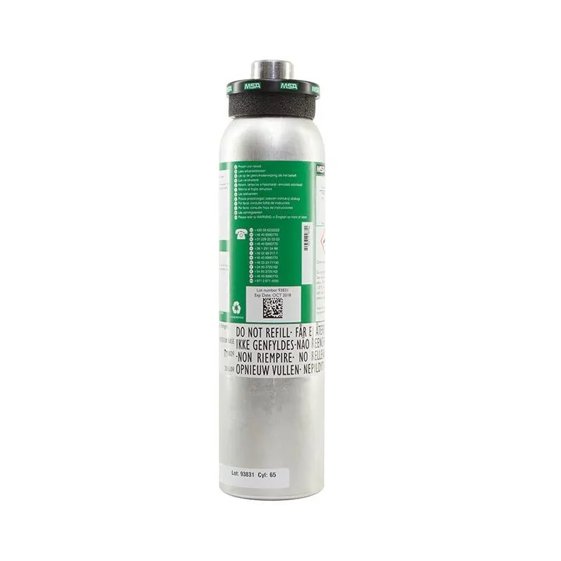 MSA Calibration Gas - 34L Bottle