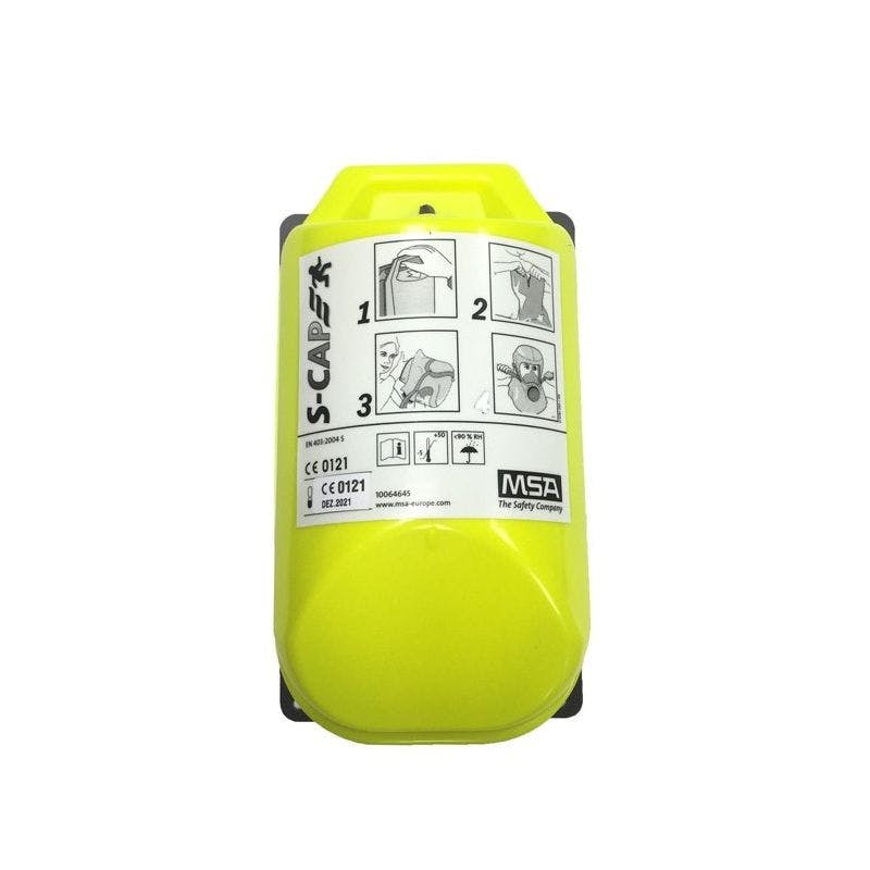 MSA S-CAP Fire Escape Hood (in luminescent wall box)