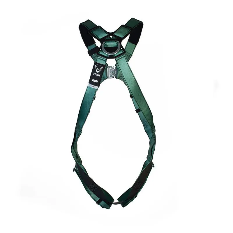 MSA V-FORM Harness, Back/Chest D-Ring, Qwik-Fit Leg Buckles, XS