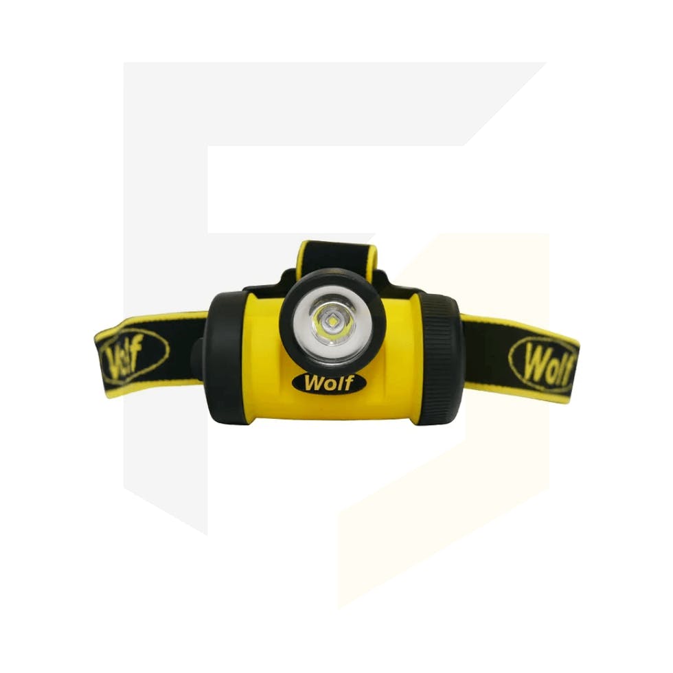 Wolf Safety ATEX LED HT-650 Zone 0 Headtorch - Powerful and Durable