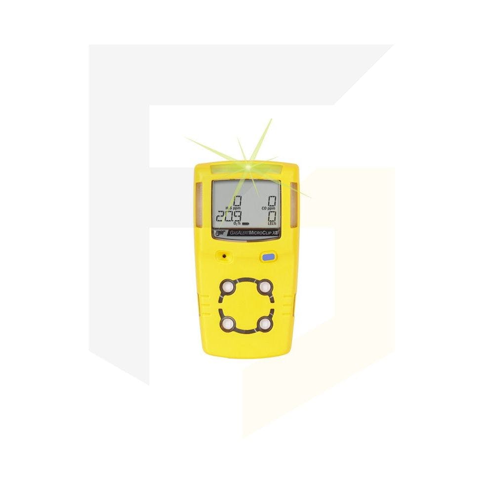 BW GasAlertMicroClip XL Gas Detector LEL/H2S/CO/O2