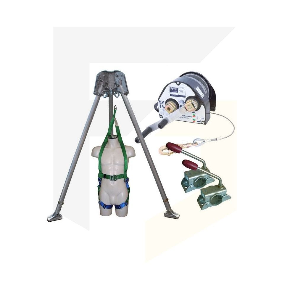 Abtech Confined Space Kit Tripod/Winch/Brackets & Harness