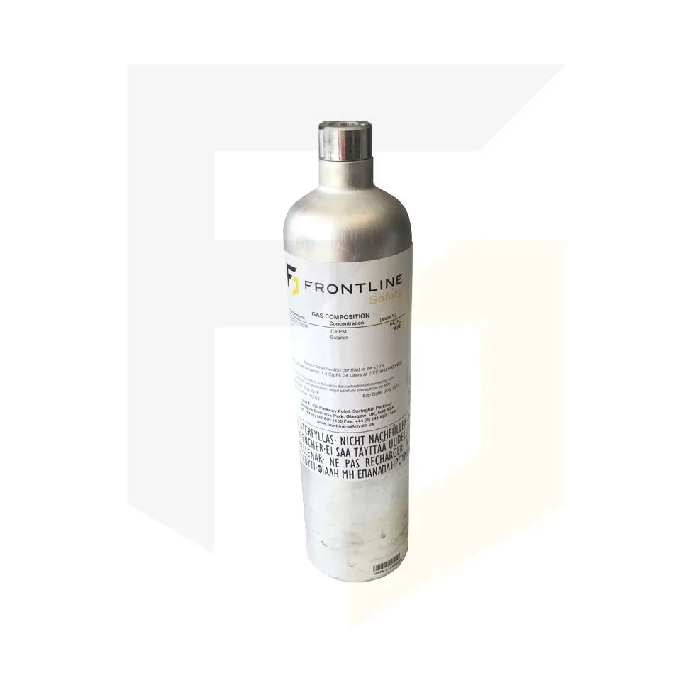 Calibration Gas - 58L 20PPM H2S/60PPM CO/1.45%CH4/15%02/N2