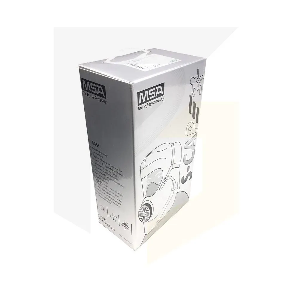 MSA S-CAP Fire Escape Hood (CO-P2 Filter - Pack of 3)